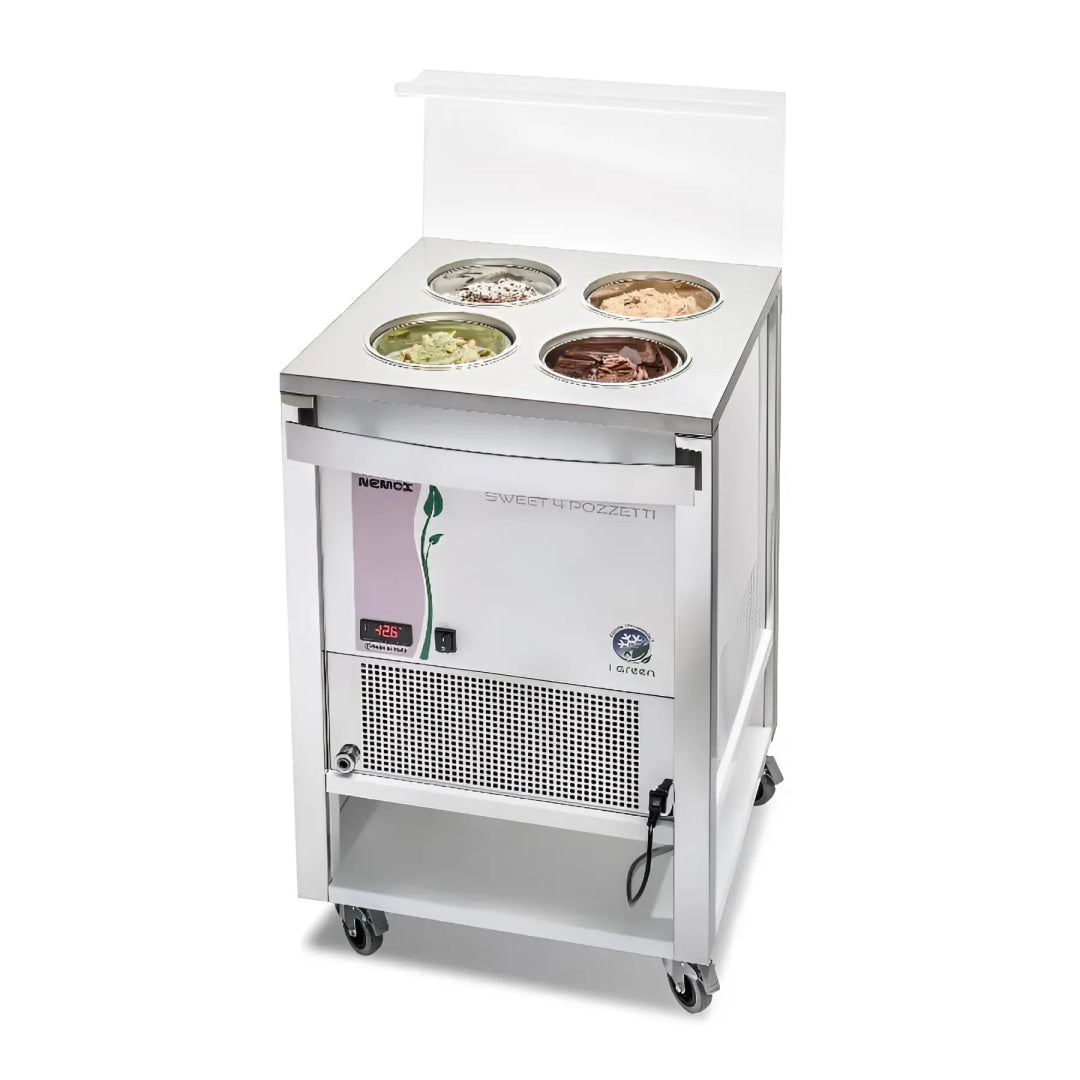Nemox Sweet 4 Pozzetti i-Green – Tủ Bảo Quản Kem Gelato – Lý Gia Viên